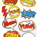 Superhero Party Signs Large, Medium & Small / Party Decor / Food and ...