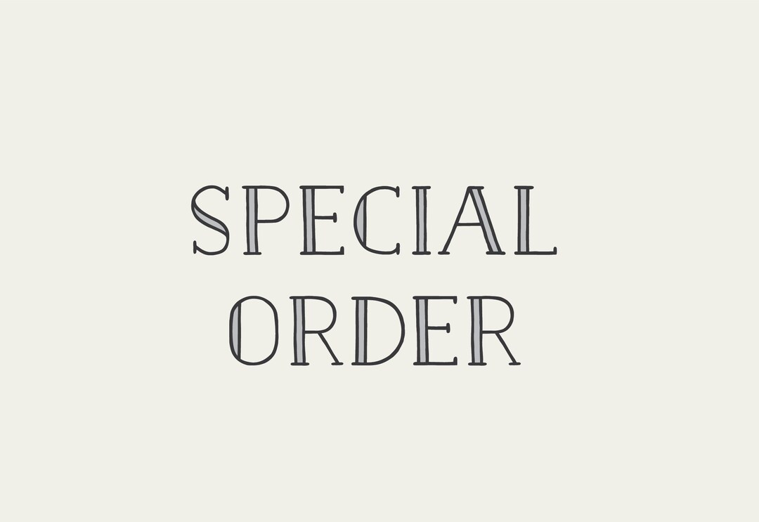 Special Order Listing - Etsy