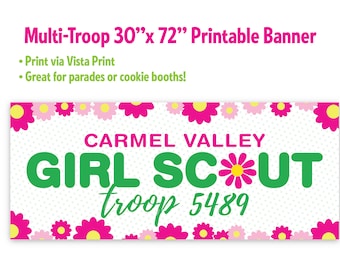 Girl Scout Banner Parade - Etsy