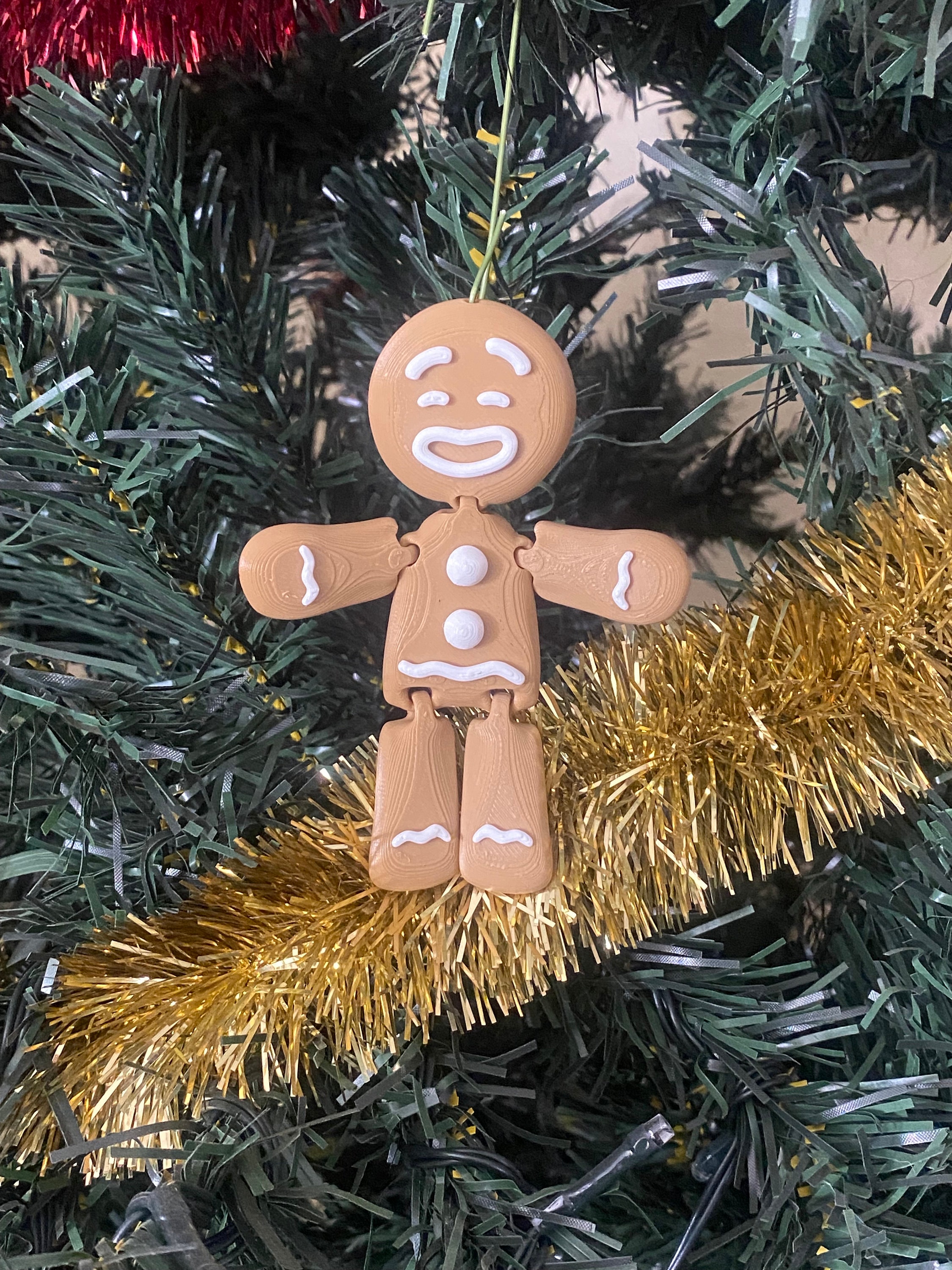 Flexi Gingerbread Man Ornament - Etsy