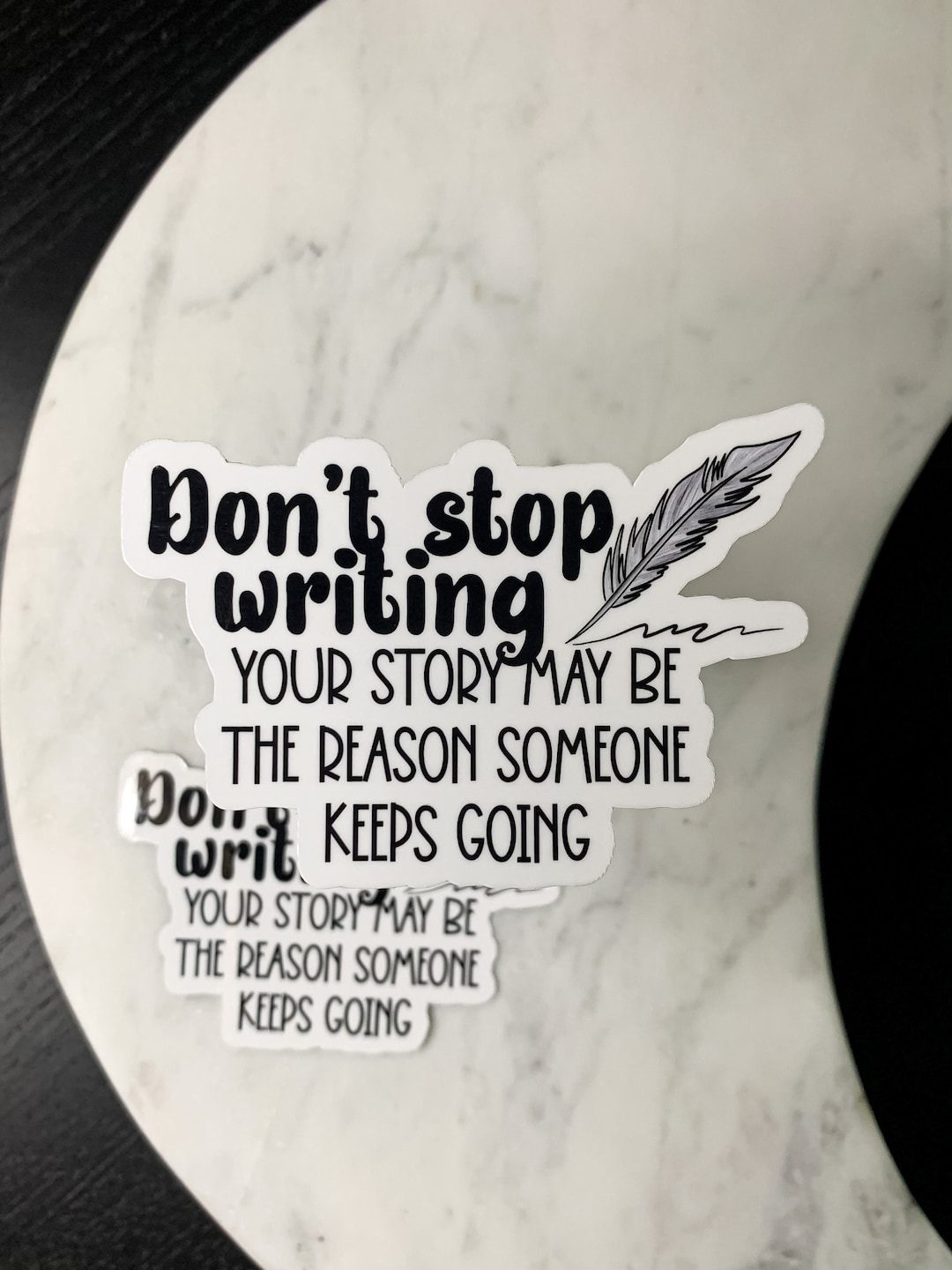 Don’t Stop Writing Sticker | Writer Sticker | Gift for Writers ...