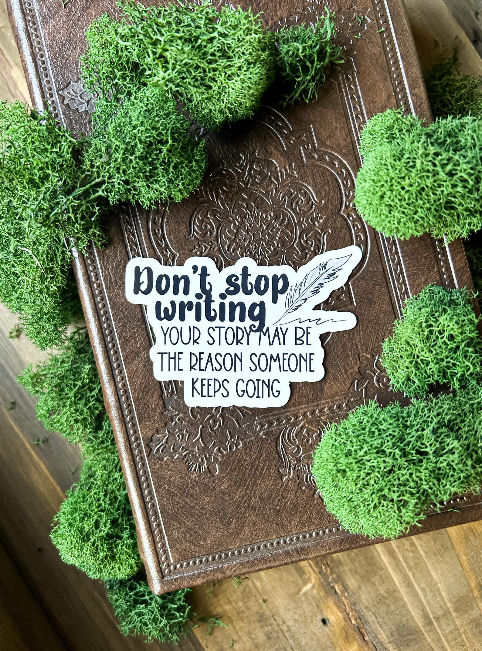 Don’t Stop Writing Sticker | Writer Sticker | Gift for Writers ...