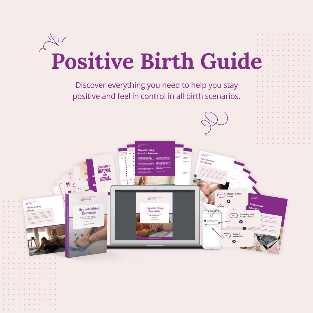 Childbirth Preparation Guide / Hypnobirthing Guide / Pregnancy Guide ...