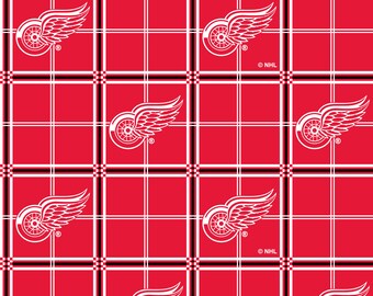 Detroit Red Wings Fabric - Etsy