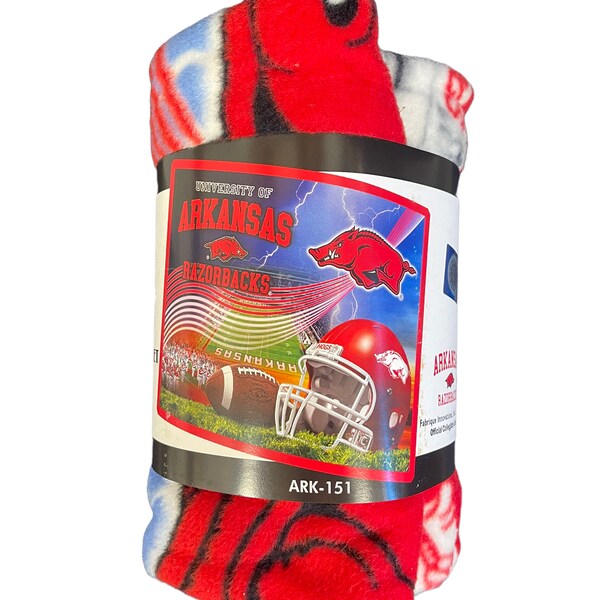 University of Arkansas Blanket - Etsy