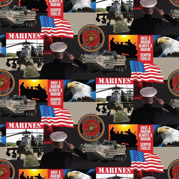 Fabric Panels Usmc - Etsy