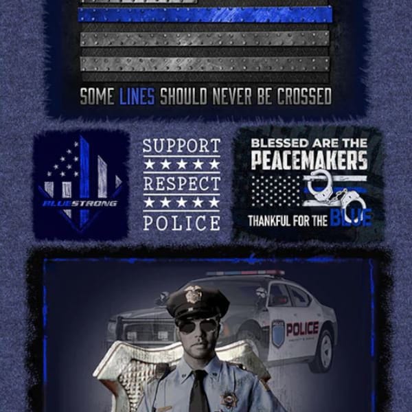 Police Officer Quilt - Etsy