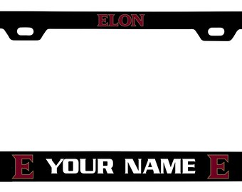 Elon Alumni License Plate Frame - Etsy