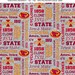 University of Indiana State Licensed FLEECE Fabric. See Description for ...