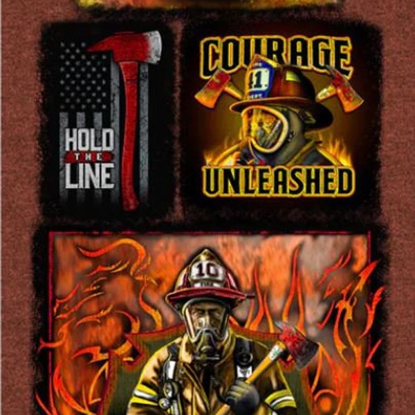 Fireman Fabric - Etsy