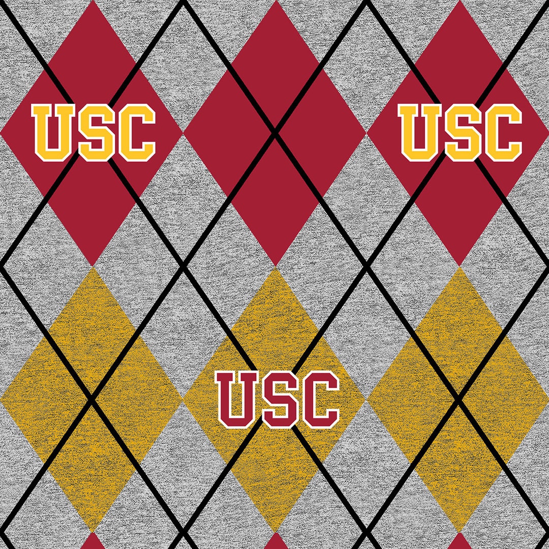 USC Fleece Fabric-100% Polyester-non Pill-officially Licensed USC ...