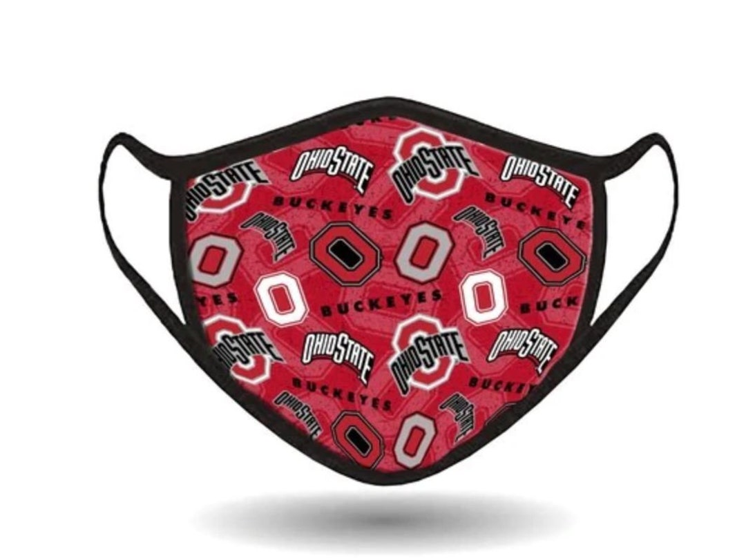Ohio State University Reusable Cotton Face Mask-ohio State - Etsy