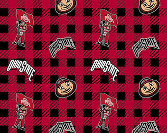 Ohio State Fabric | Etsy