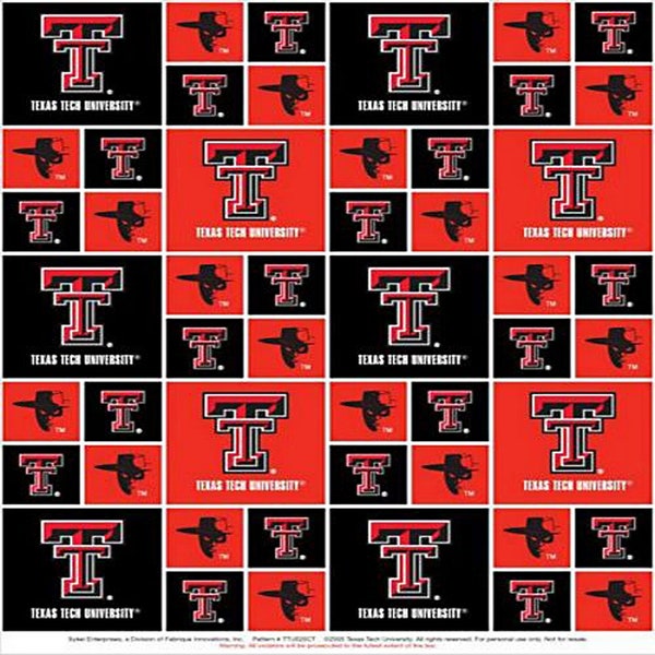 Texas Tech Embroidery - Etsy