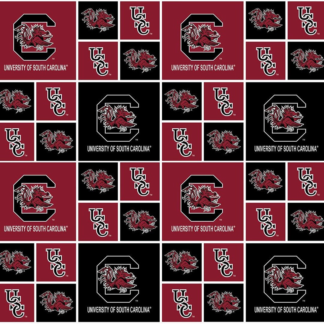 University of South Carolina Cotton Fabric by Sykel-south Carolina ...