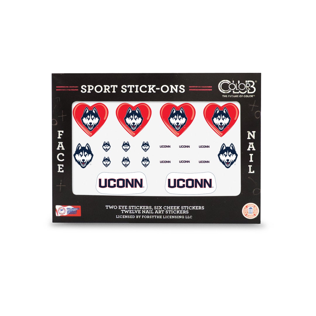 UCONN Huskies Game Day Tattoos-university of Connecticut Sport Stick on ...