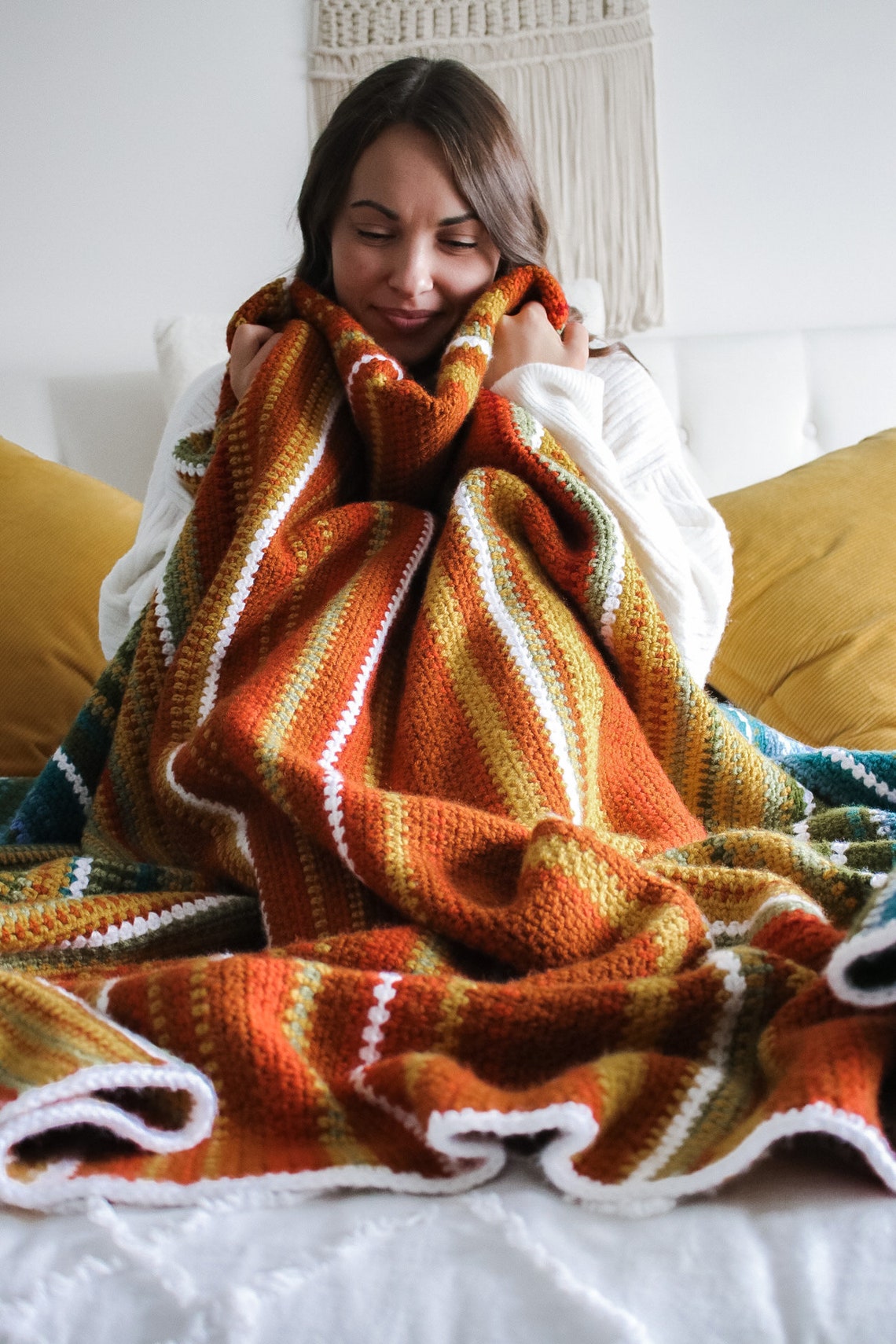 Temperature Blanket Crochet Pattern Color Chart Tutorial - Etsy