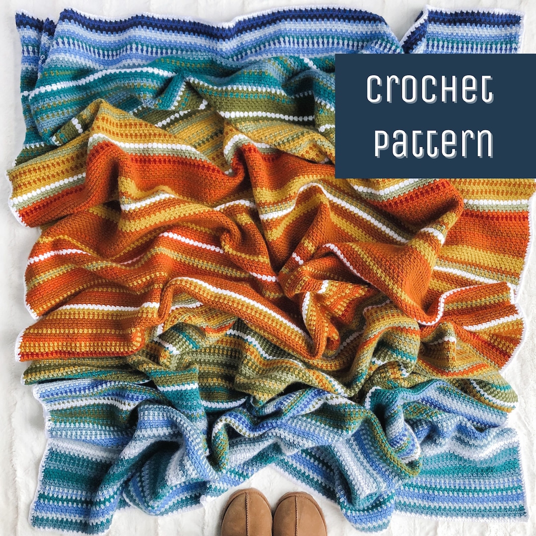 Temperature Blanket Crochet Pattern | Color Chart Tutorial | Printable ...