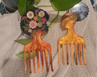 Afro Pick | Etsy