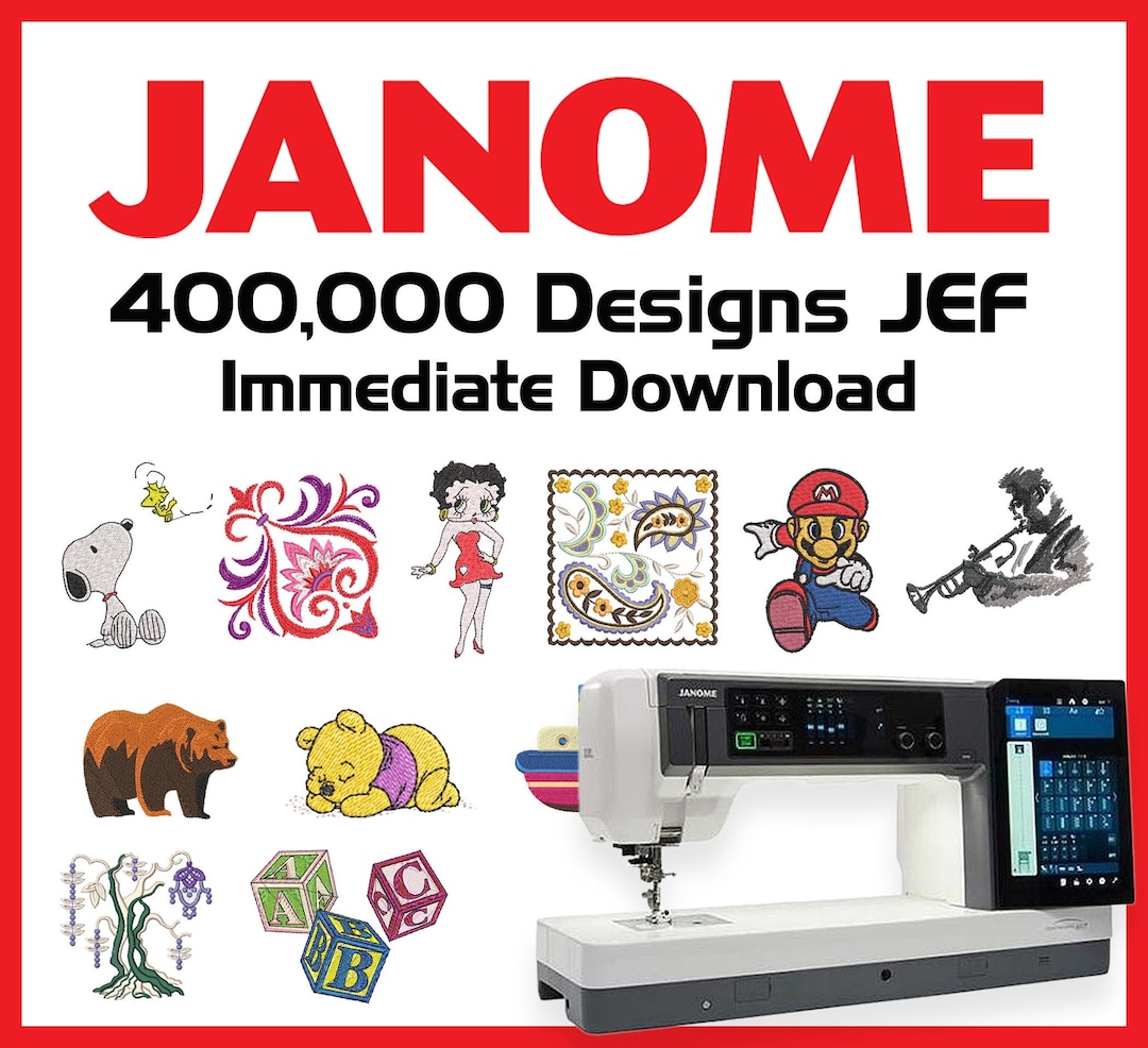 Machine Embroidery Designs Collection Janome Download - Over 400,000 ...