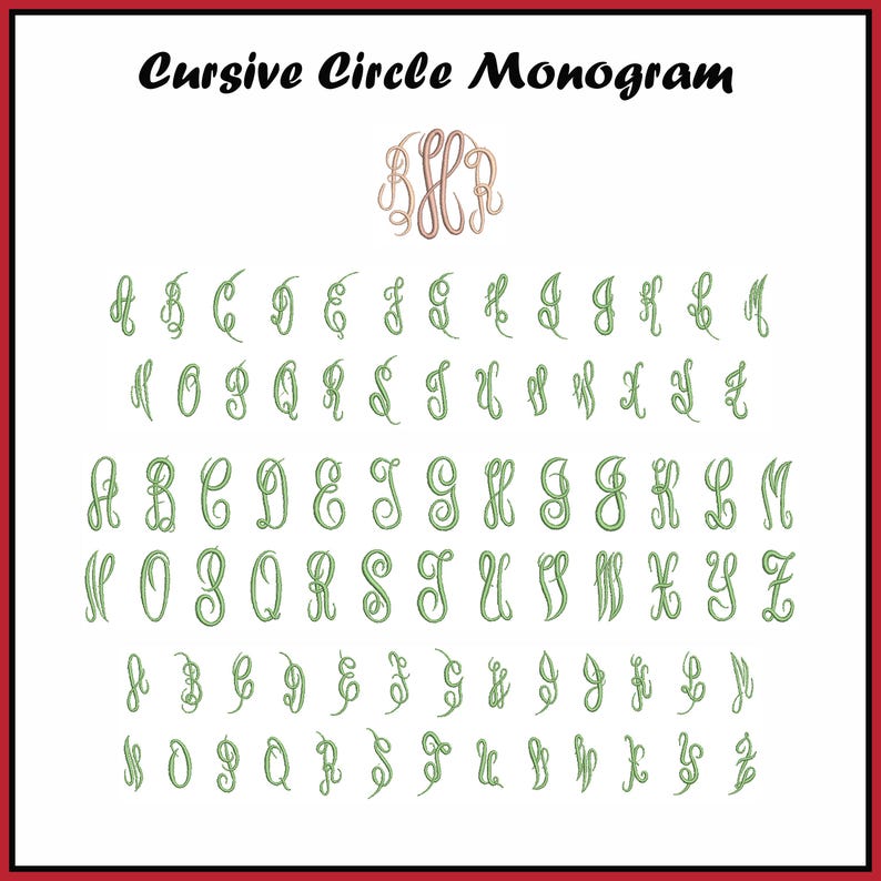 BX Embroidery Monogram Fonts : 12 Machine Embroidery Designs Brother ...