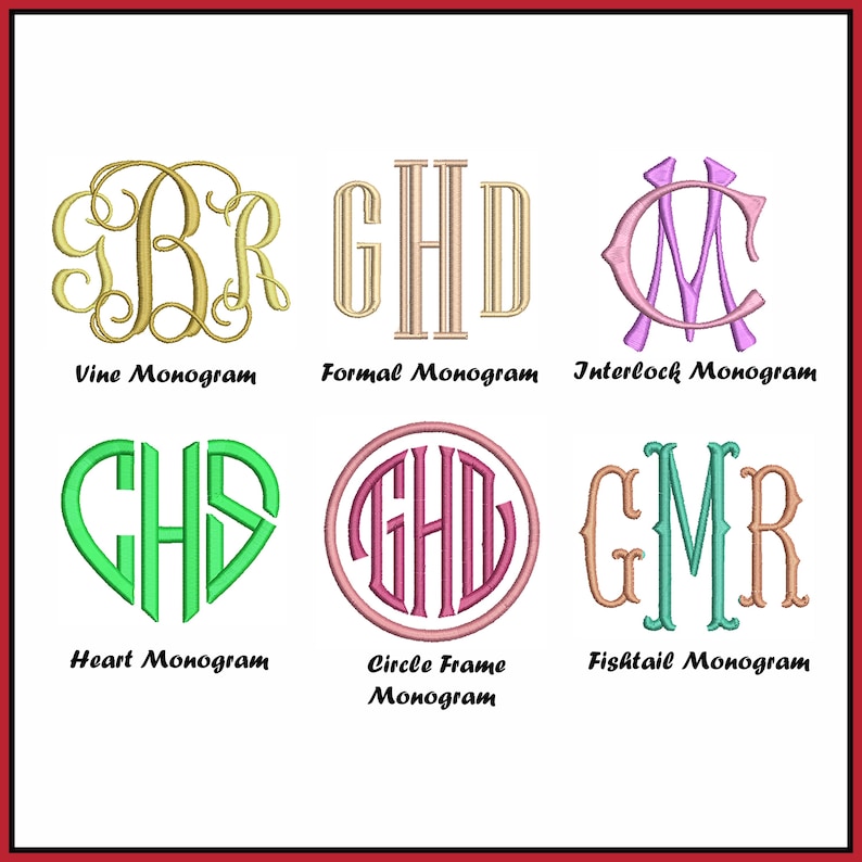 BX Embroidery Monogram Fonts : 12 Machine Embroidery Designs Brother ...