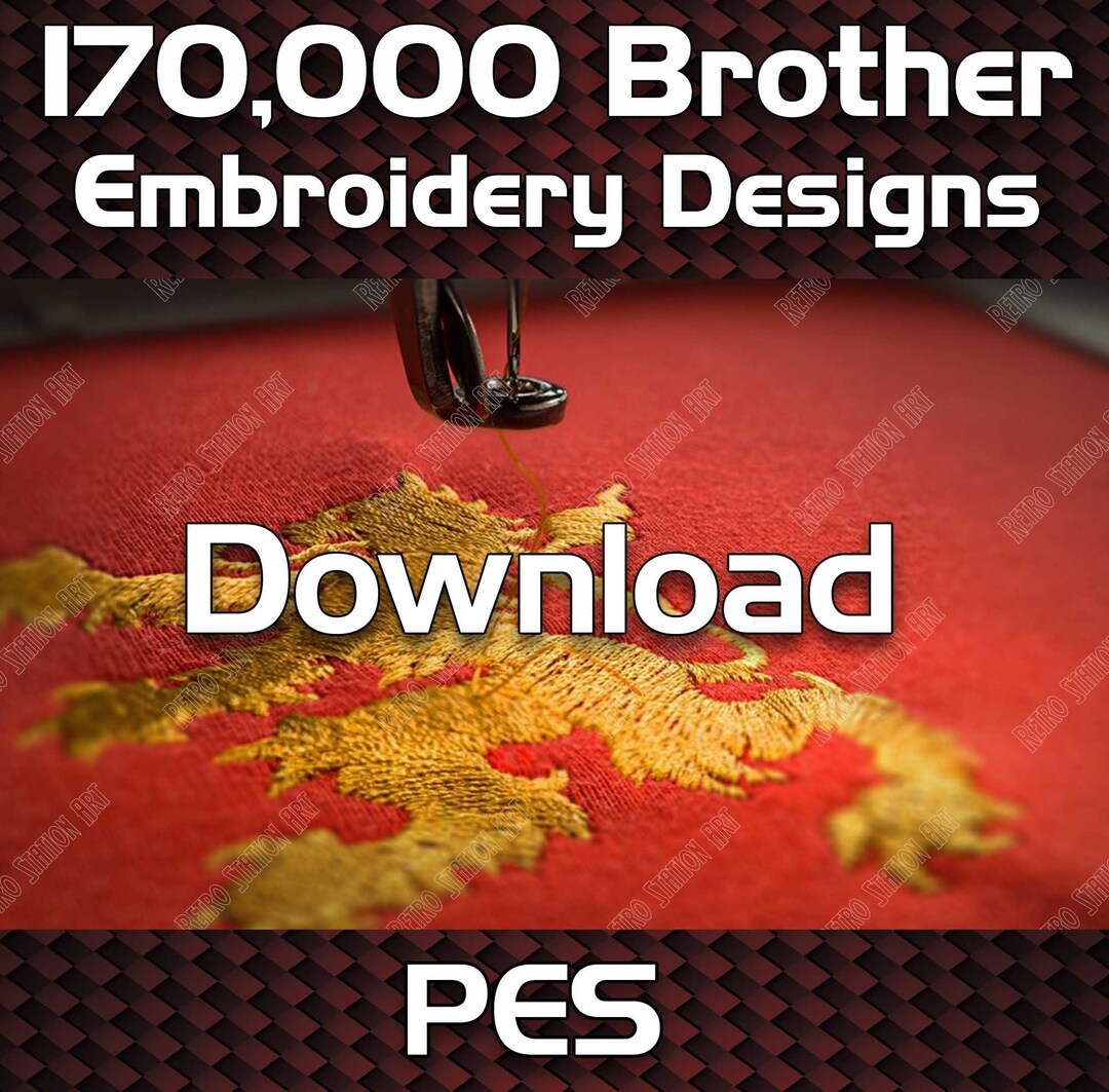 Machine Embroidery Designs Collection Brother Download Over - Etsy