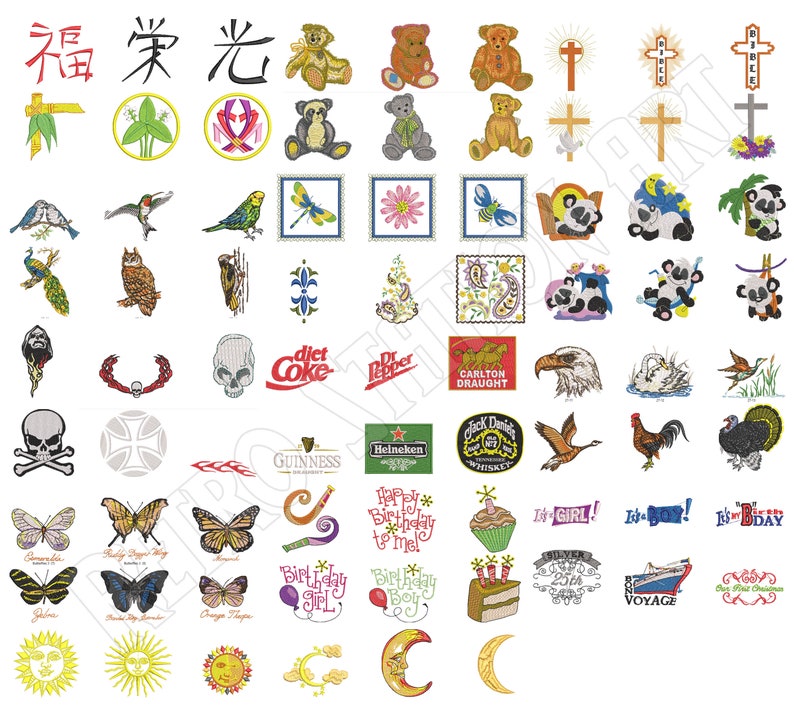 Machine Embroidery Designs Collection Brother Download over 300,000 ...