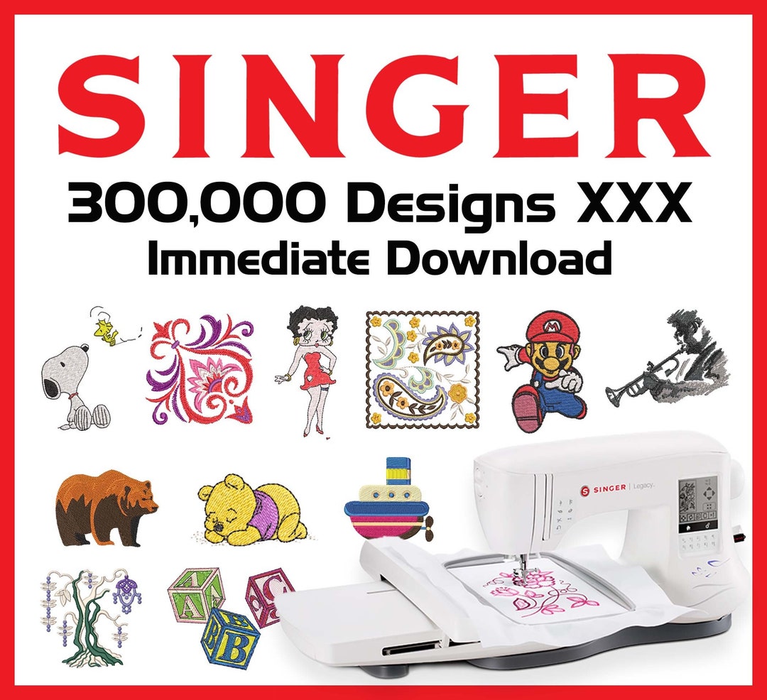 Machine Embroidery Designs Collection Singer Download - Over 300,000 ...