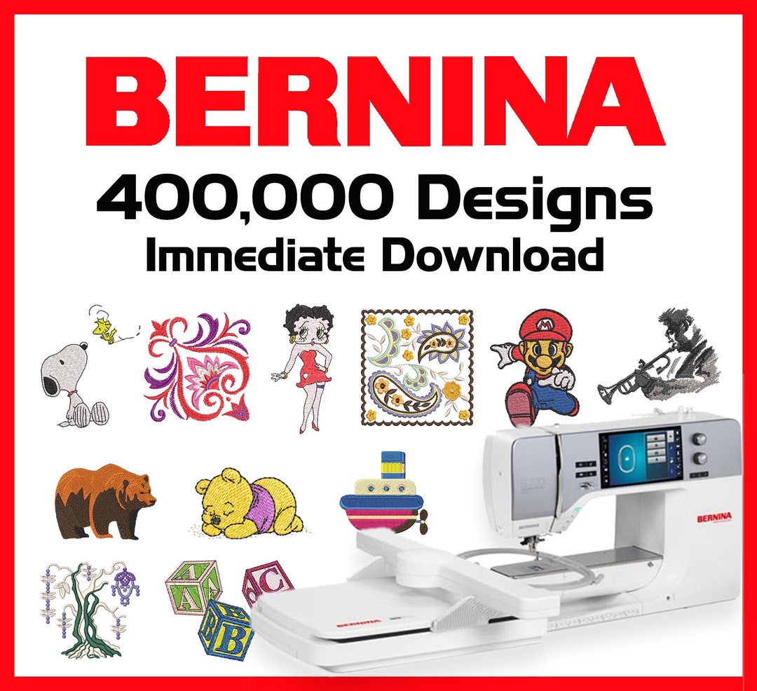 Machine Embroidery Designs Collection Bernina Download Over 400,000 Embroidery Files in PES ...