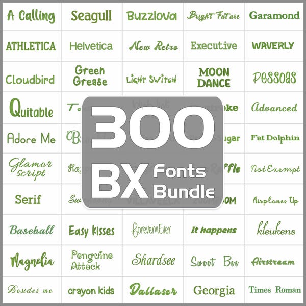 Embroidery Fonts - Etsy