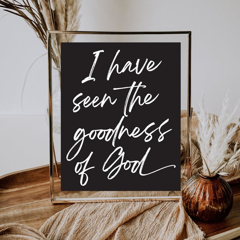 Goodness of God Sign - Etsy