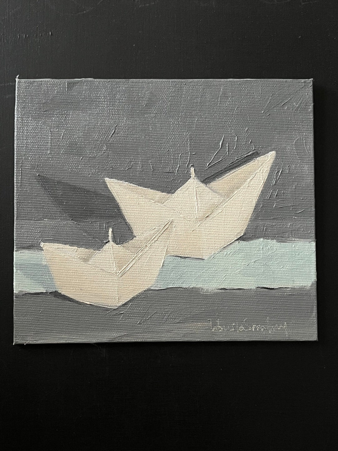 Jump to the Water Original Oil Painting - Etsy