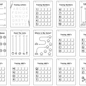 KDP Kids Interior ⋆ Coloring & Tracing ⋆ Canva Template ⋆ 8.5x11 - Etsy