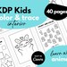KDP Kids Coloring and Tracing Activity Book With Animals ⋆ Canva ...