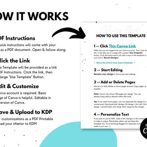 KDP Coloring Interior 90s Vibes Canva Template 8.5x11 - Etsy