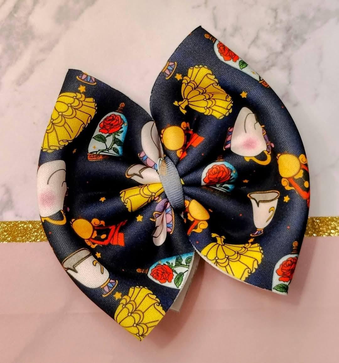 Princesses Bow - Enchanting Hairbow With Princess Design, Perfect for ...