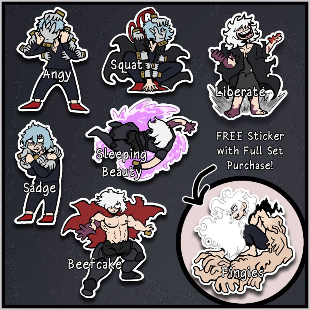 Silly Shiggy Stickers - Etsy