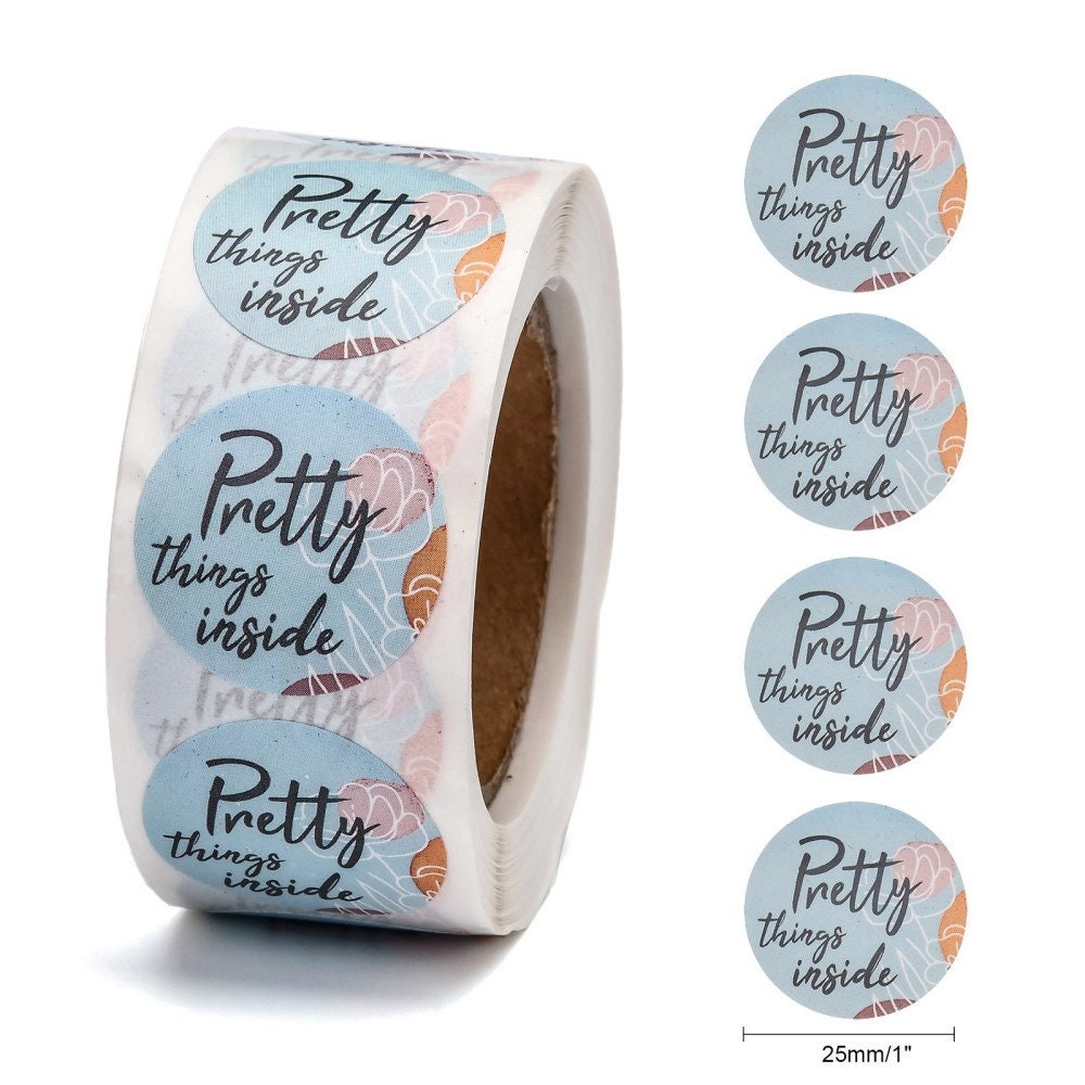 100 Thank You Stickers Labels for Your Order Thank You for - Etsy