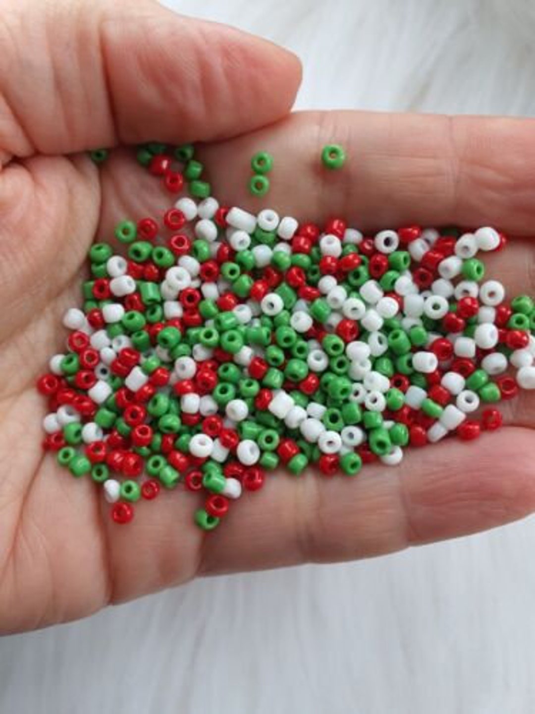 8/0, 3mm Glass Seed Beads Opaque Seed Small Craft Beads for DIY Jewelry ...