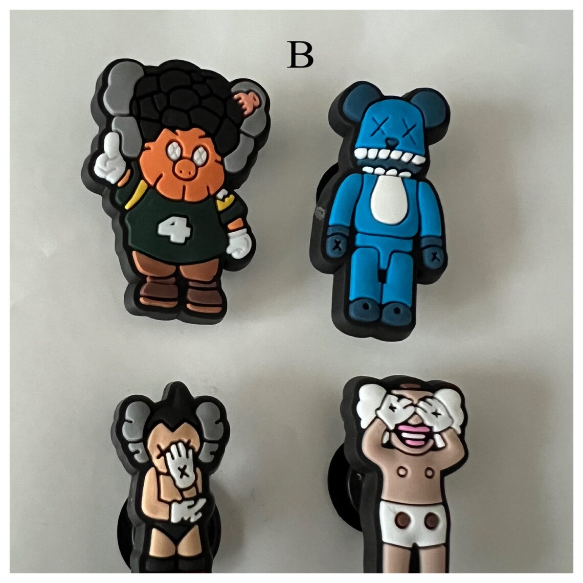 Limited Edition Kaws Croc Charms 4pk Bored Ape Yacht Club and - Etsy