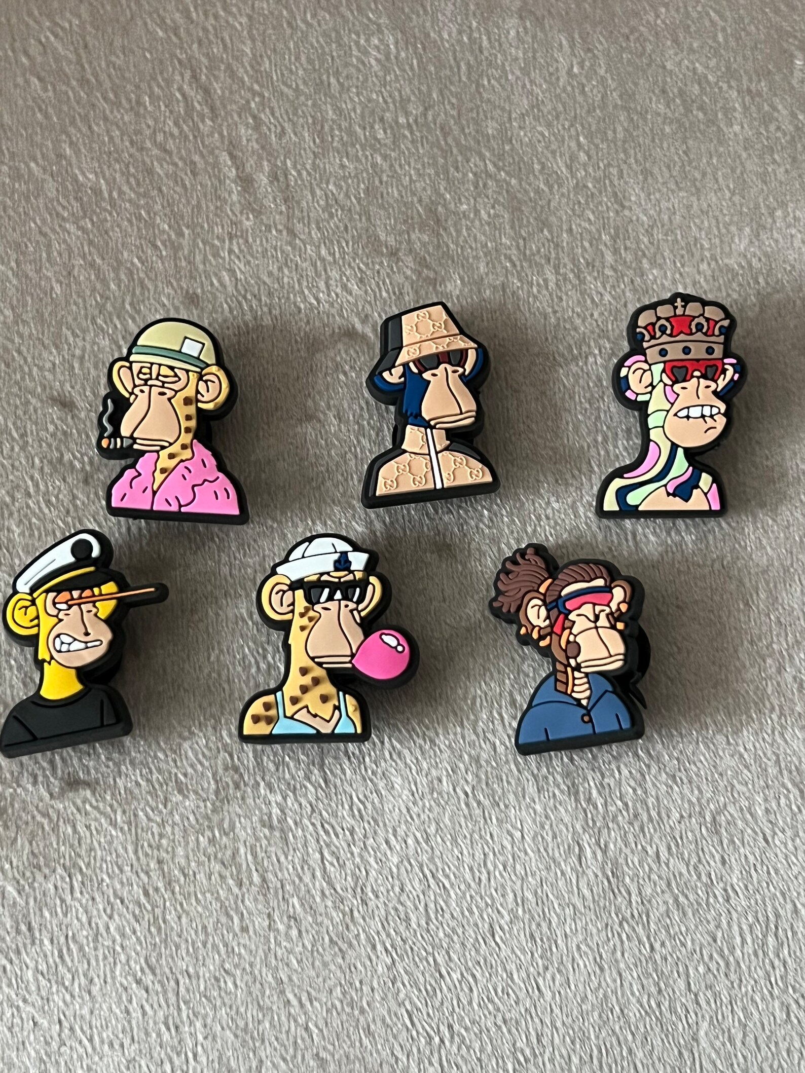 Limited Edition Kaws Croc Charms 4pk Bored Ape Yacht Club and - Etsy