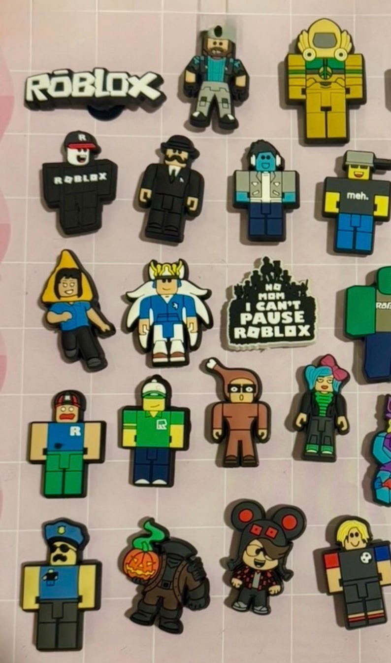 Mega Roblox Fan 40 Pack Crocs Compatible Charms and Shoe Charms - Etsy