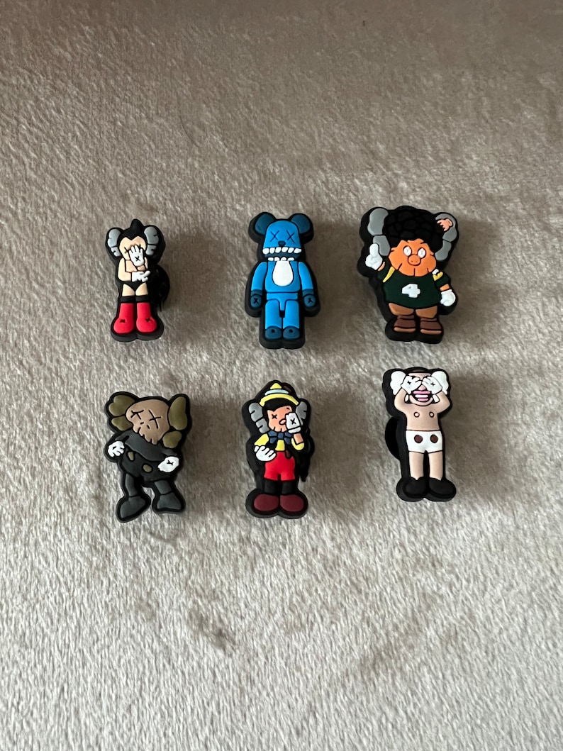Limited Edition Kaws Croc Charms 4pk Bored Ape Yacht Club and - Etsy