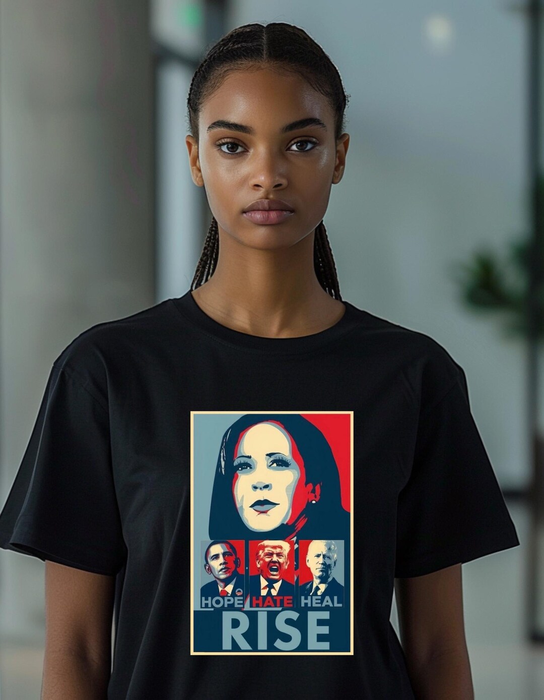 Hope Hate Heal RISE Kamala Harris Unisex Classic Tee - Etsy