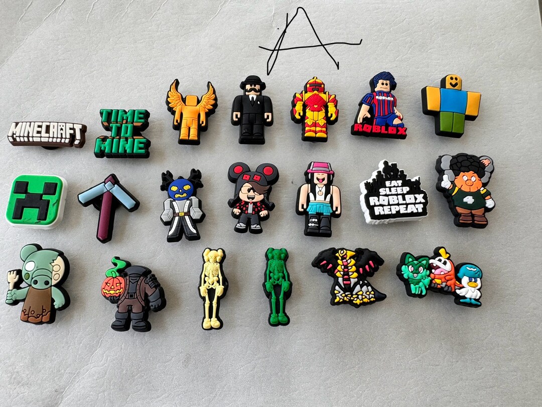 20 for 30 Kaws Croc Charms, BAYC, Bad Bunny Glow Charms for Crocs ...