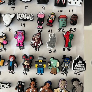 5pk Kaws Assorted Charms - Etsy