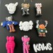 Kaws Paws Charms for Crocs 9pk - Etsy