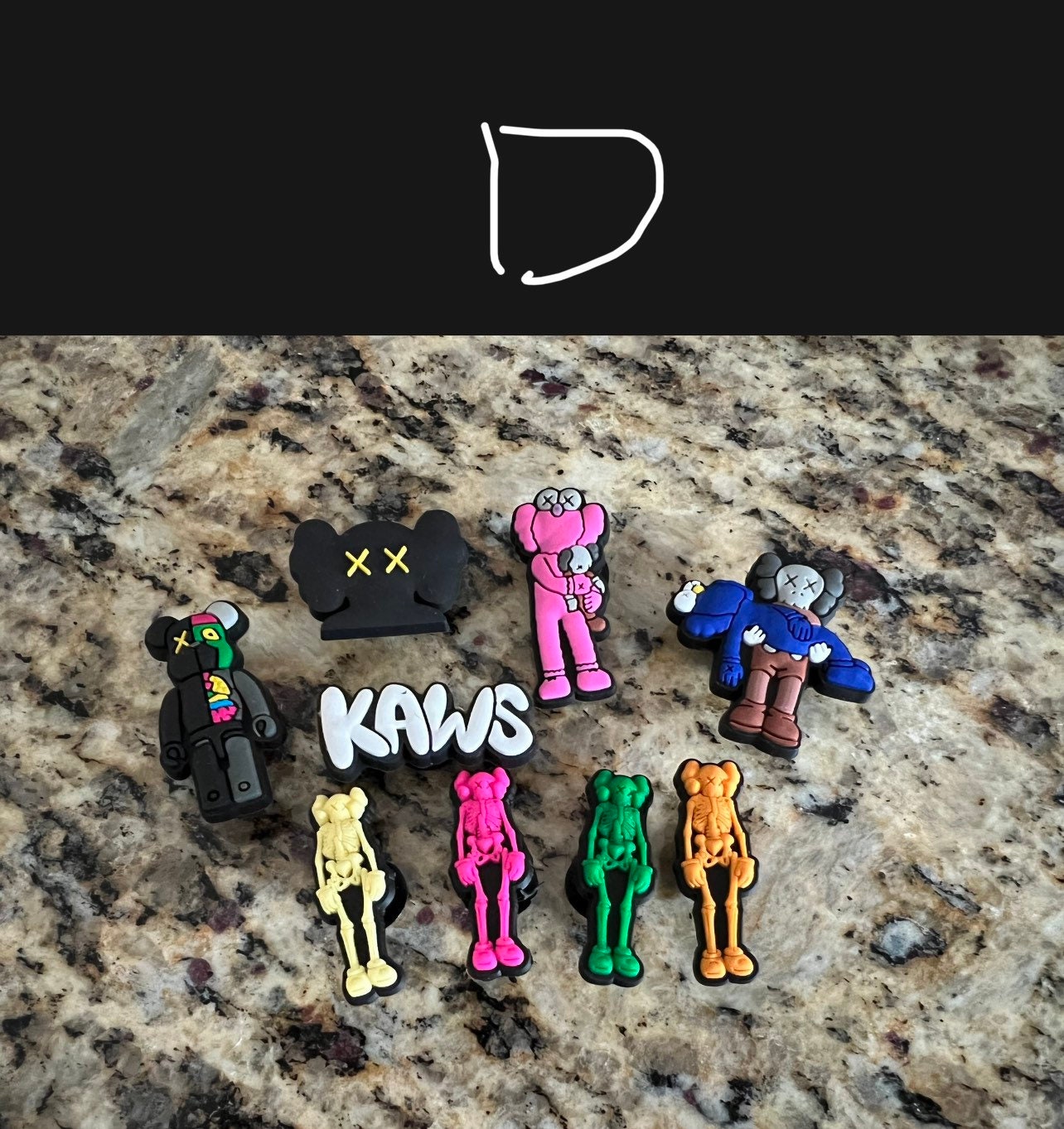 Kaws Paws Charms for Crocs 9pk - Etsy