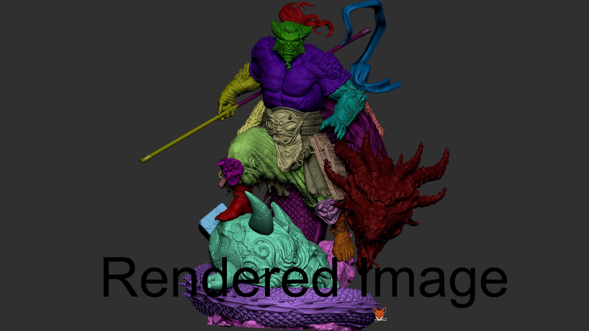 Beast Samurai Character Figure Kit Build and Paint It Yourself - Etsy